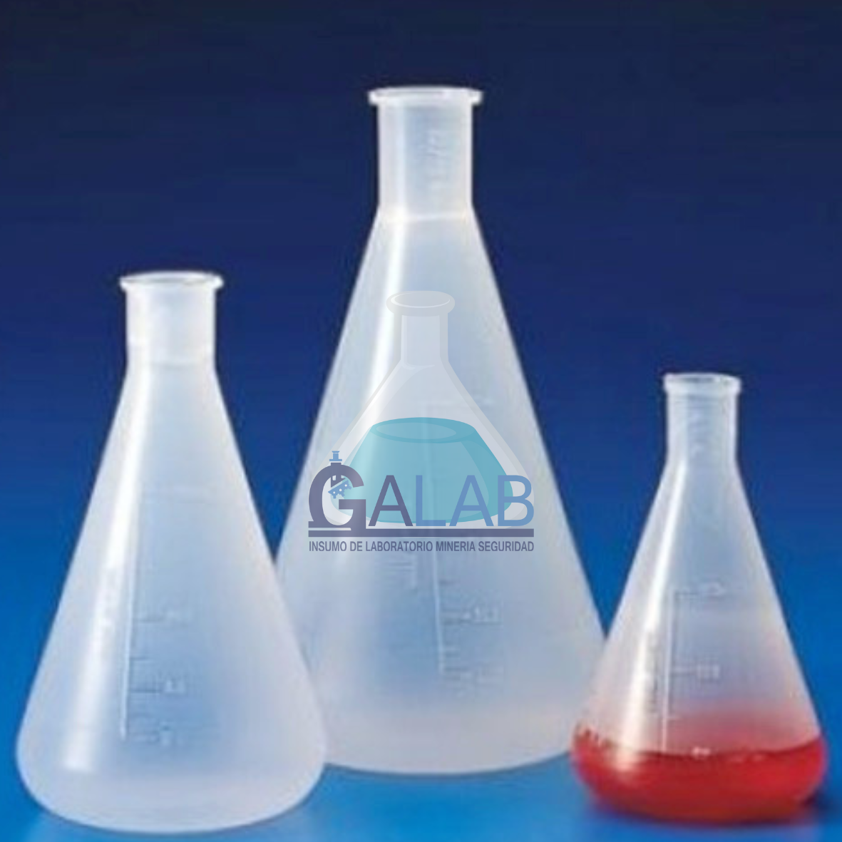 Matraz Erlenmeyer plástico - Galab