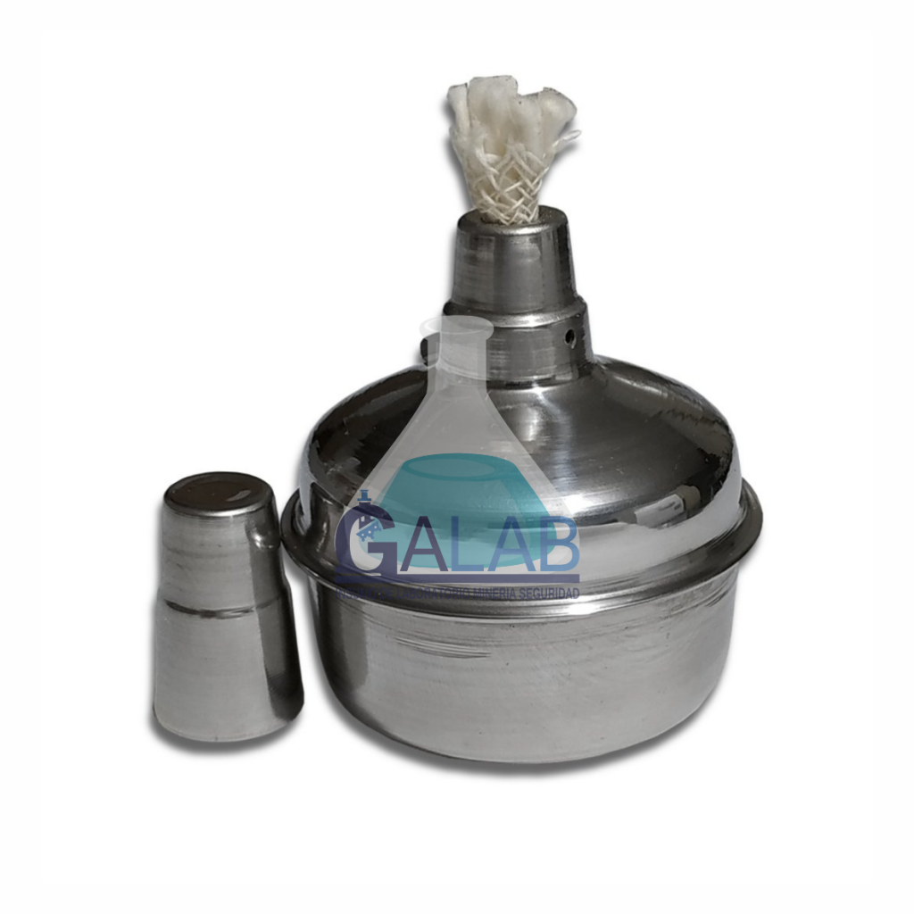 Mechero de alcohol metálico - Galab