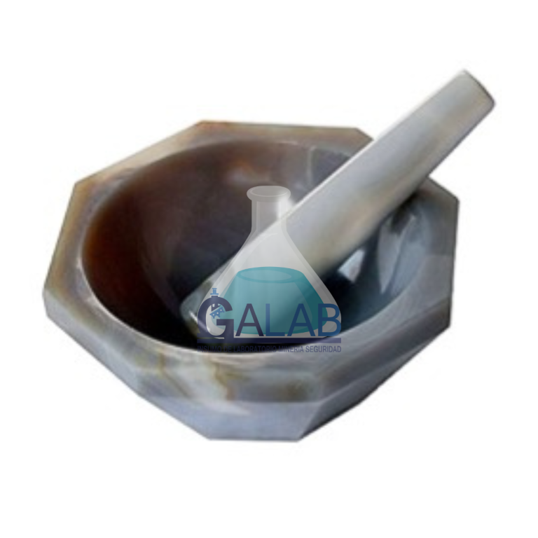 Mortero Ágata con pistilo - Galab