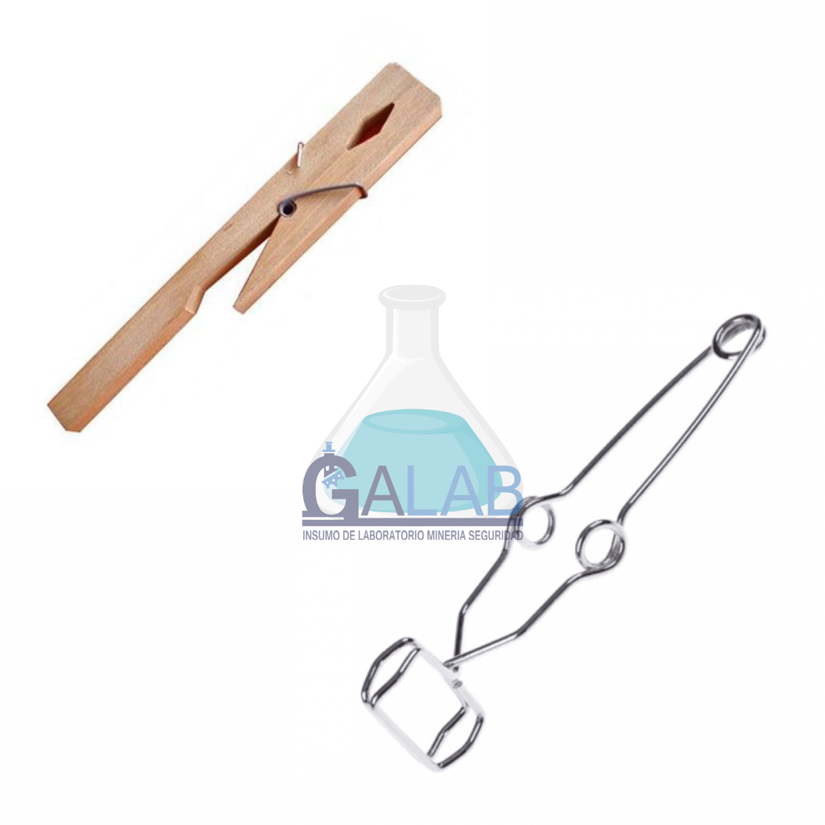 Pinza para tubo de ensayo - Galab